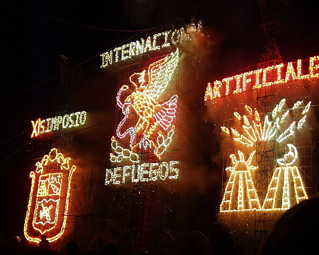 Mexican Fireworks Display, Puerto Vallarta, Mexico, April 2009 ...